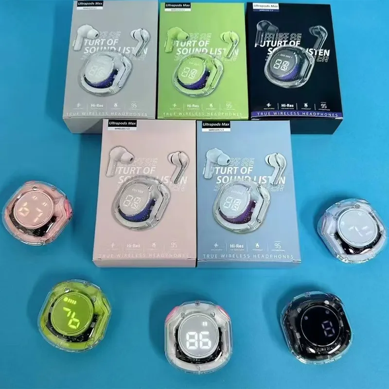TWSワイヤレスイヤホン：Ultrapods Max Air2透明なBluetooth...を￥396 | DHgate