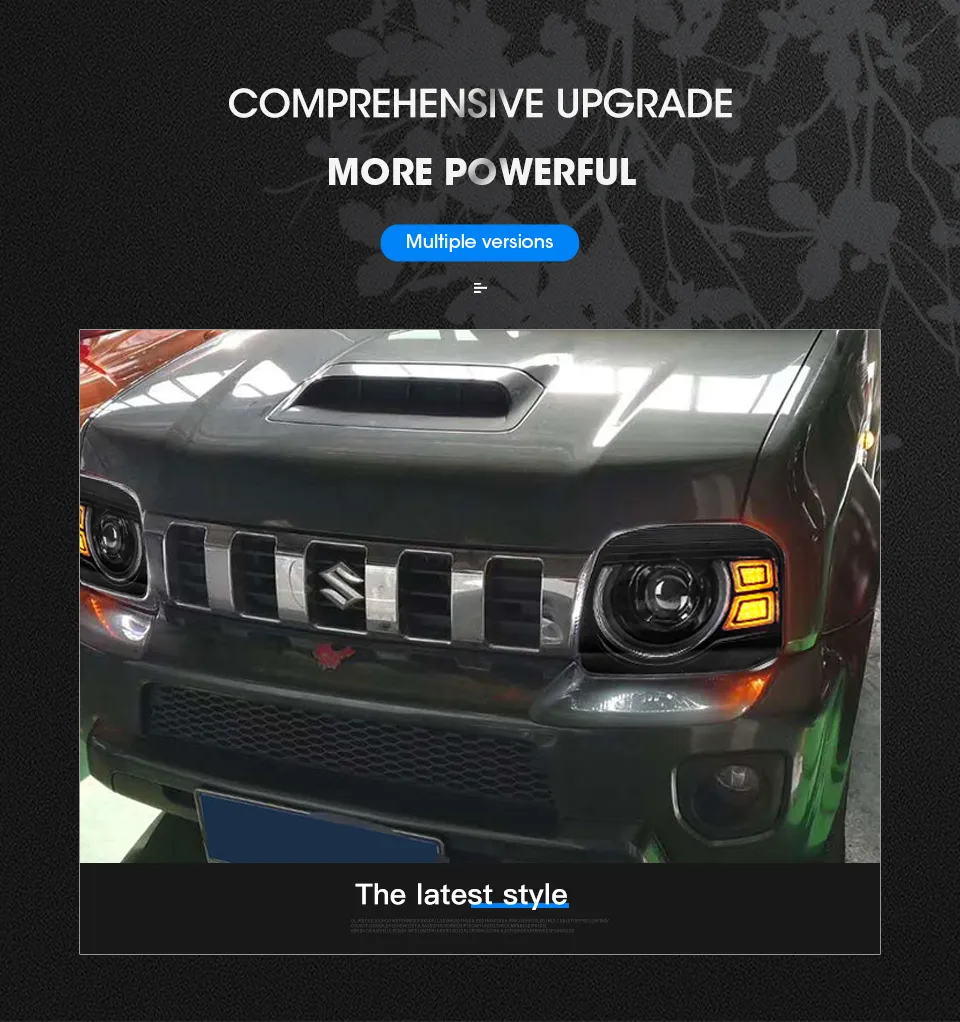 LED Daytime Running Jeep Gladiator Led Headlights For Suzuki Jimny 2007 ...