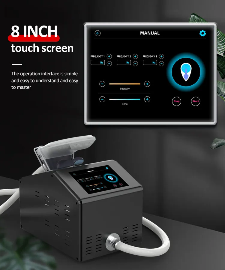 4-Handle EMS Body Sculpting Machine - 13T Muscle Stimulator, EMT Muscle ...