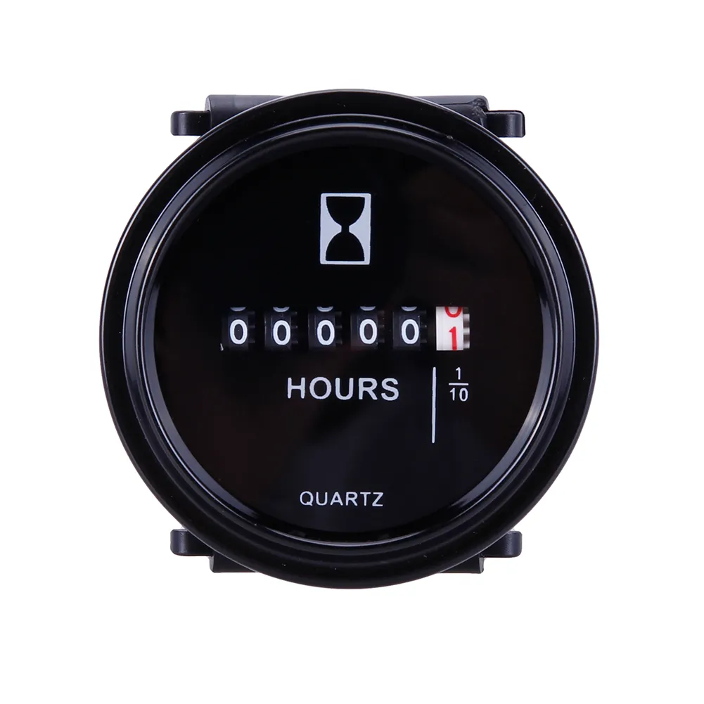 DHgate.com:24V 36V Waterproof Hour Meter Round Gauge for Cars, Trucks ...