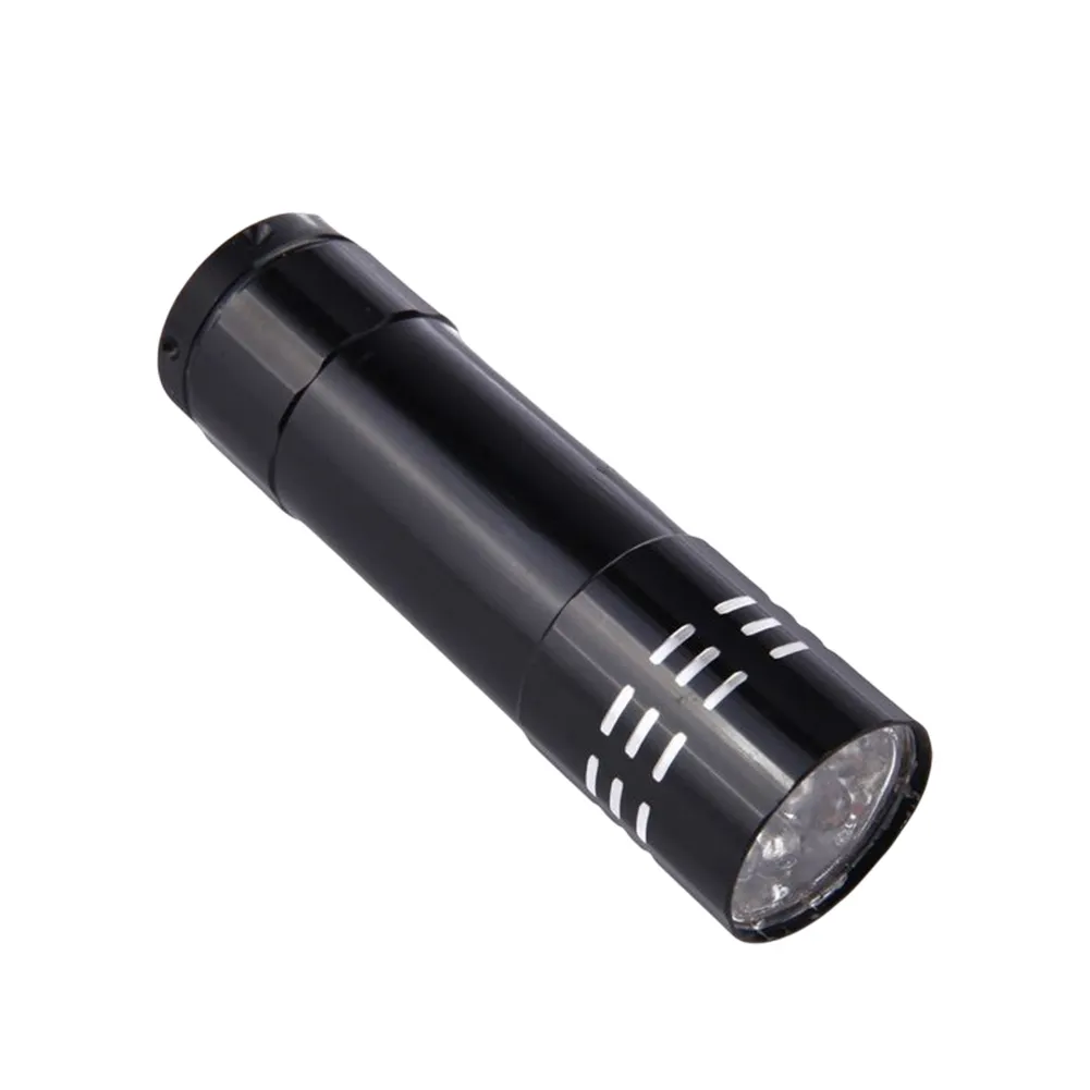 9 LED Mini Ultraviolet Torch, 50LM 395nm Handheld Ultraviolet Detector ...
