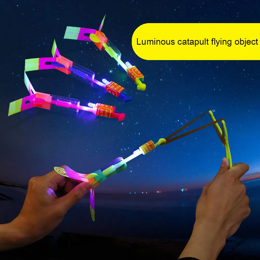 LED Light model airplane set - 10-Arrow Rocket Helicopter, Luminous ...