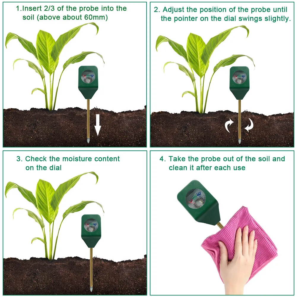 Advanced Soil Moisture Meter for Indoor/Outdoor Plants - Accurate ...