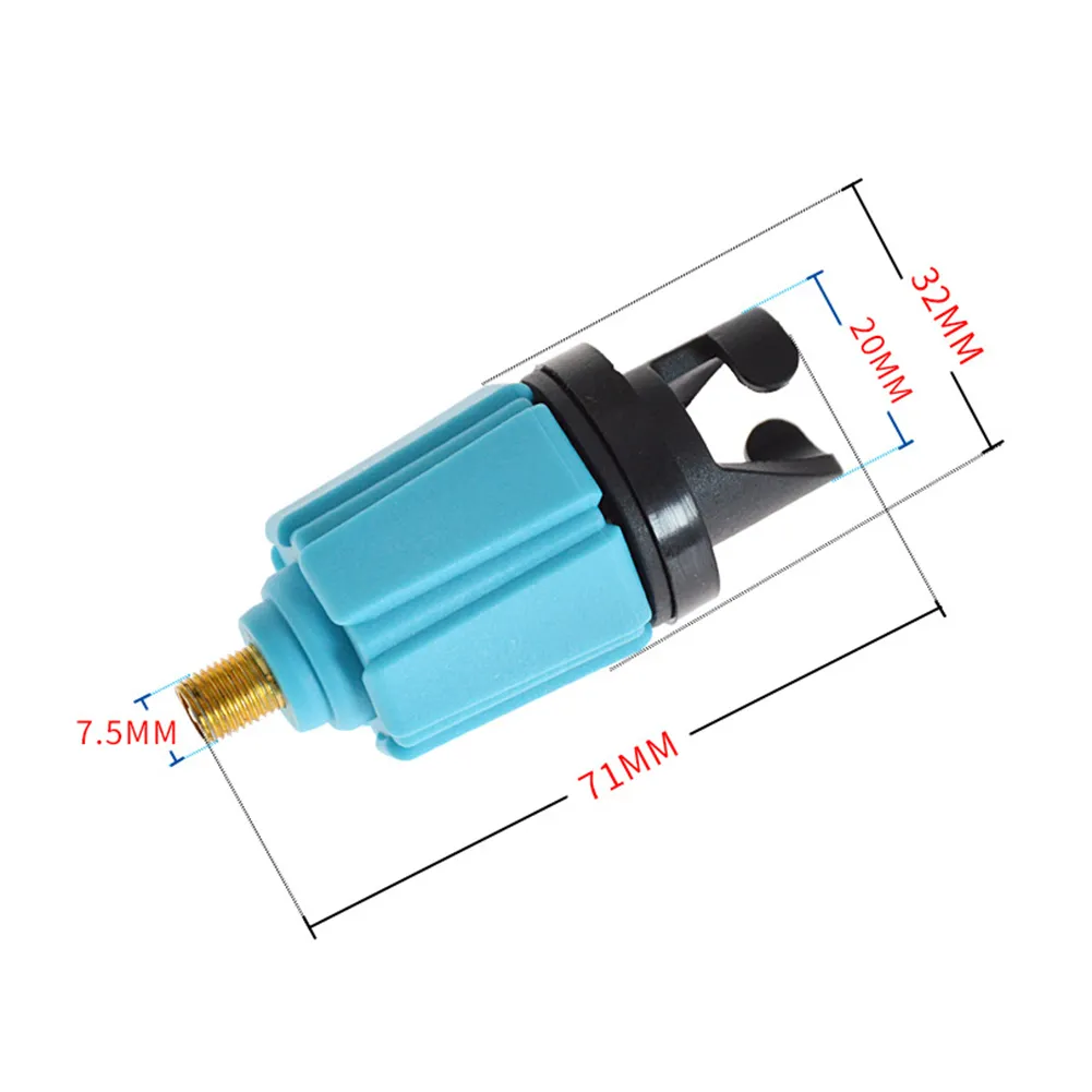 Universal Inflatable Boat Valve Adapter - Rubber Canoe Kayak Surfboard ...