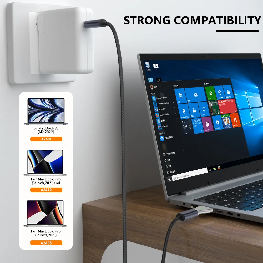 DHgate.com:TYPE-C to Magsafe 3 Magnetic Charging Adapter for MacBook ...