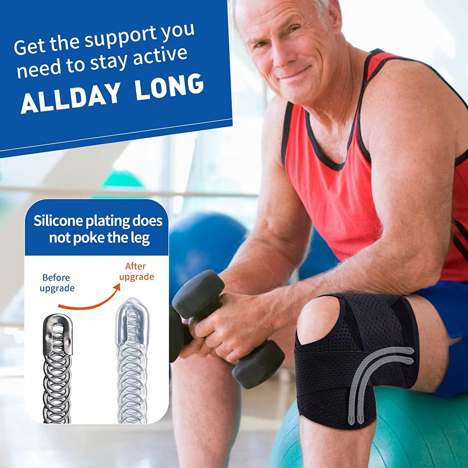 DHgate.com:Advanced Knee Brace with Side Stabilizers - Adjustable ...