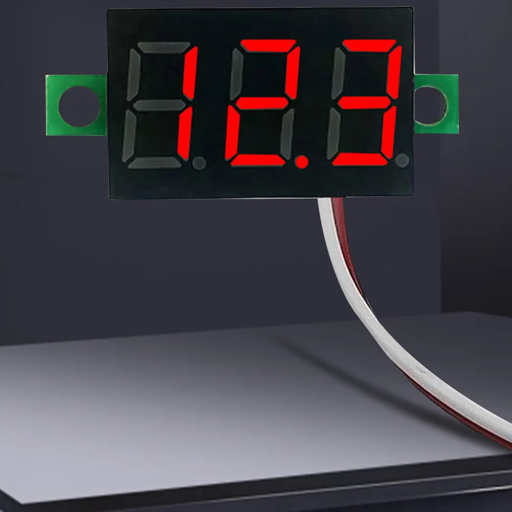 Mini Digital ampere meter and voltmeter Module with 2 Wires, 0.28 Inch ...