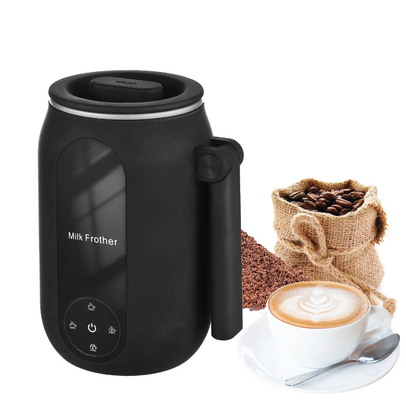 DHgate.com:Electric Milk Frother Cooker for Frothing 4-in-1 Milk ...