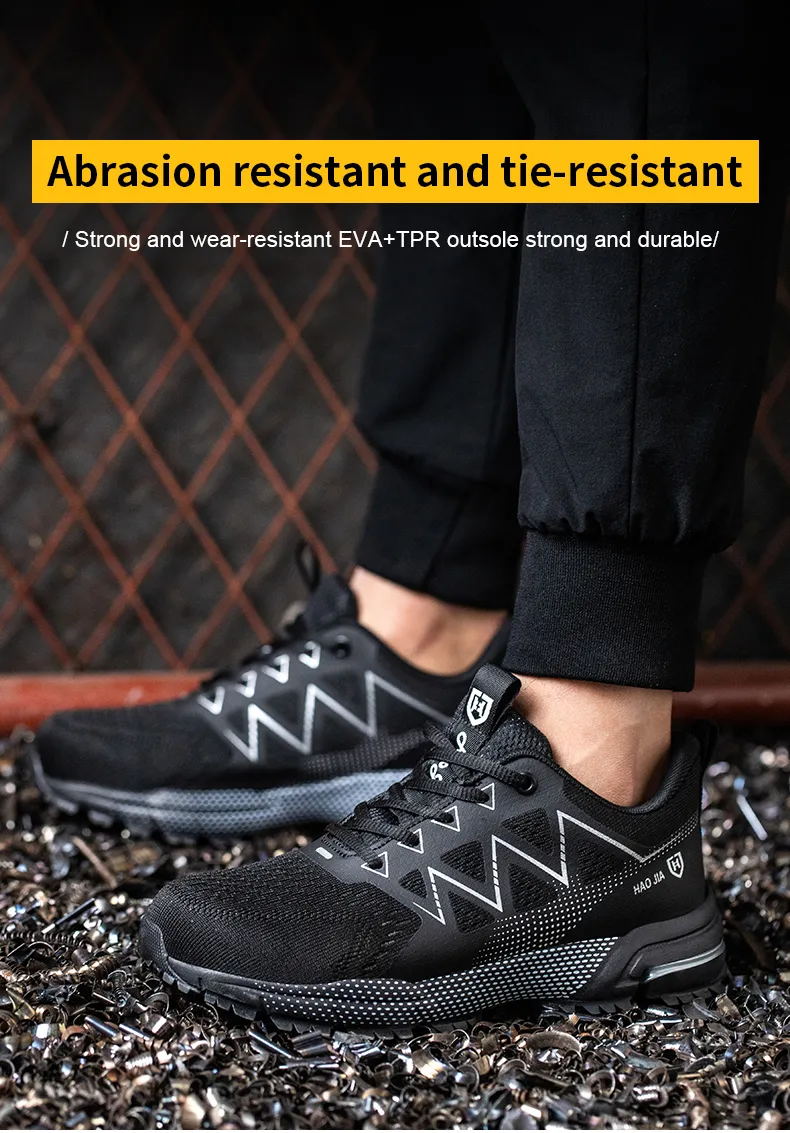 Safety Shoes Men Women Anti Smashing Steel Toe Cap Indestructible Light ...