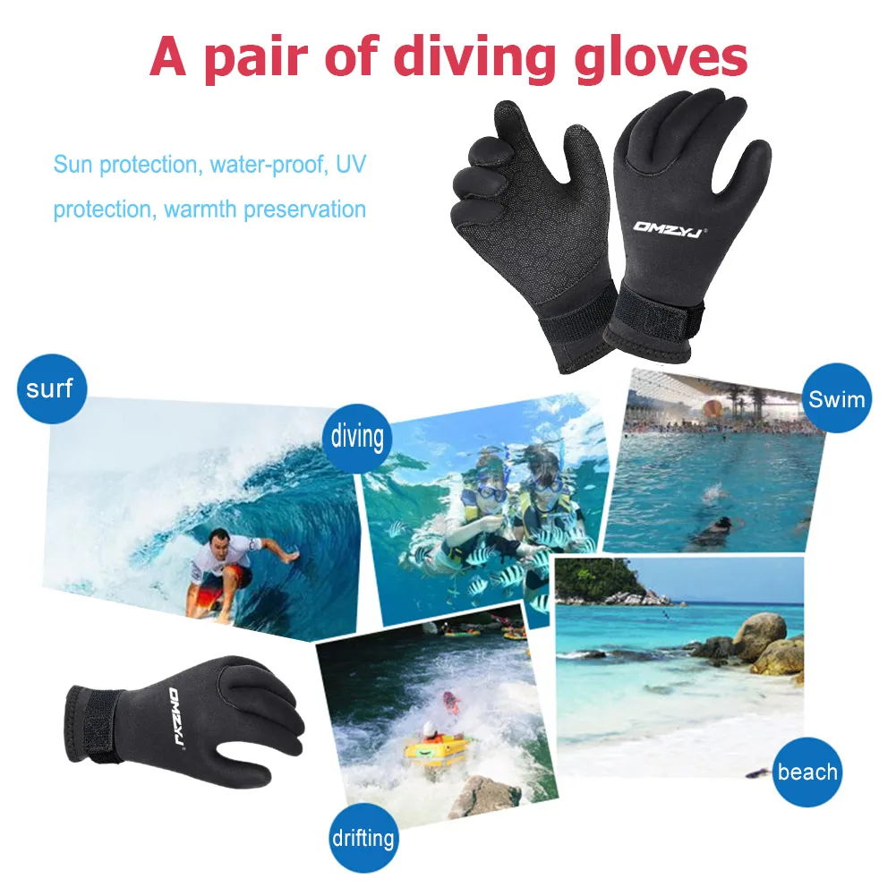 DHgate.com:Premium 3mm/5mm Neoprene Diving Gloves for Snorkeling, Paddling, Surfing, Kayaking ...