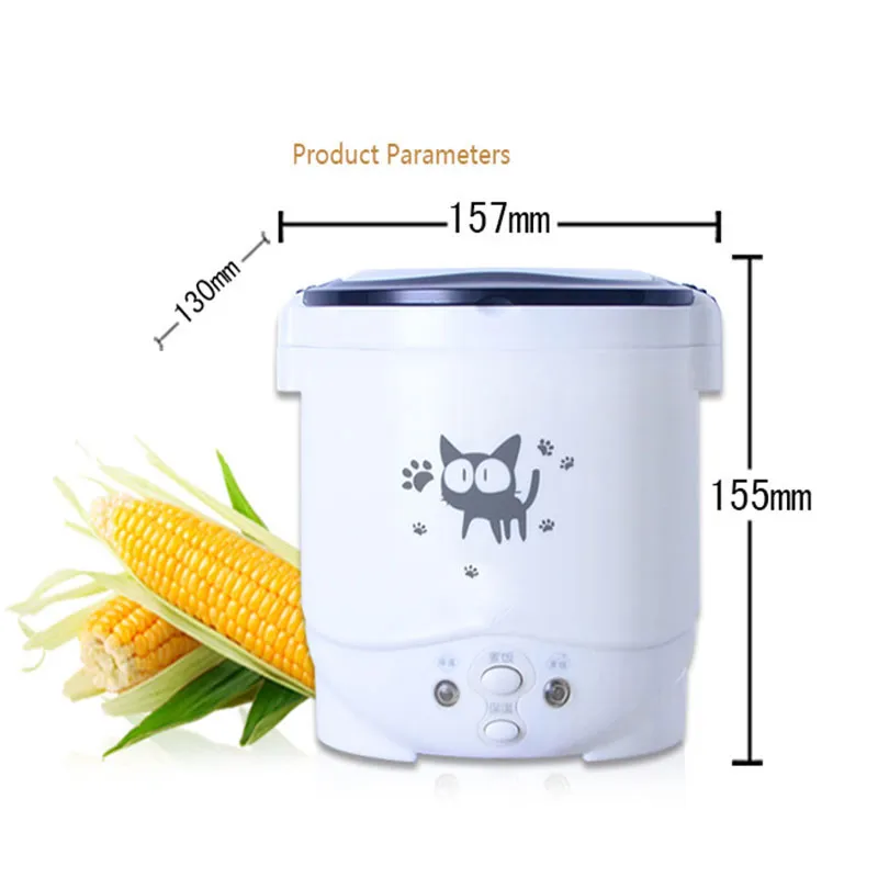 12V/24V Portable Mini Rice Cooker & Food Warmer - Perfect for Car ...