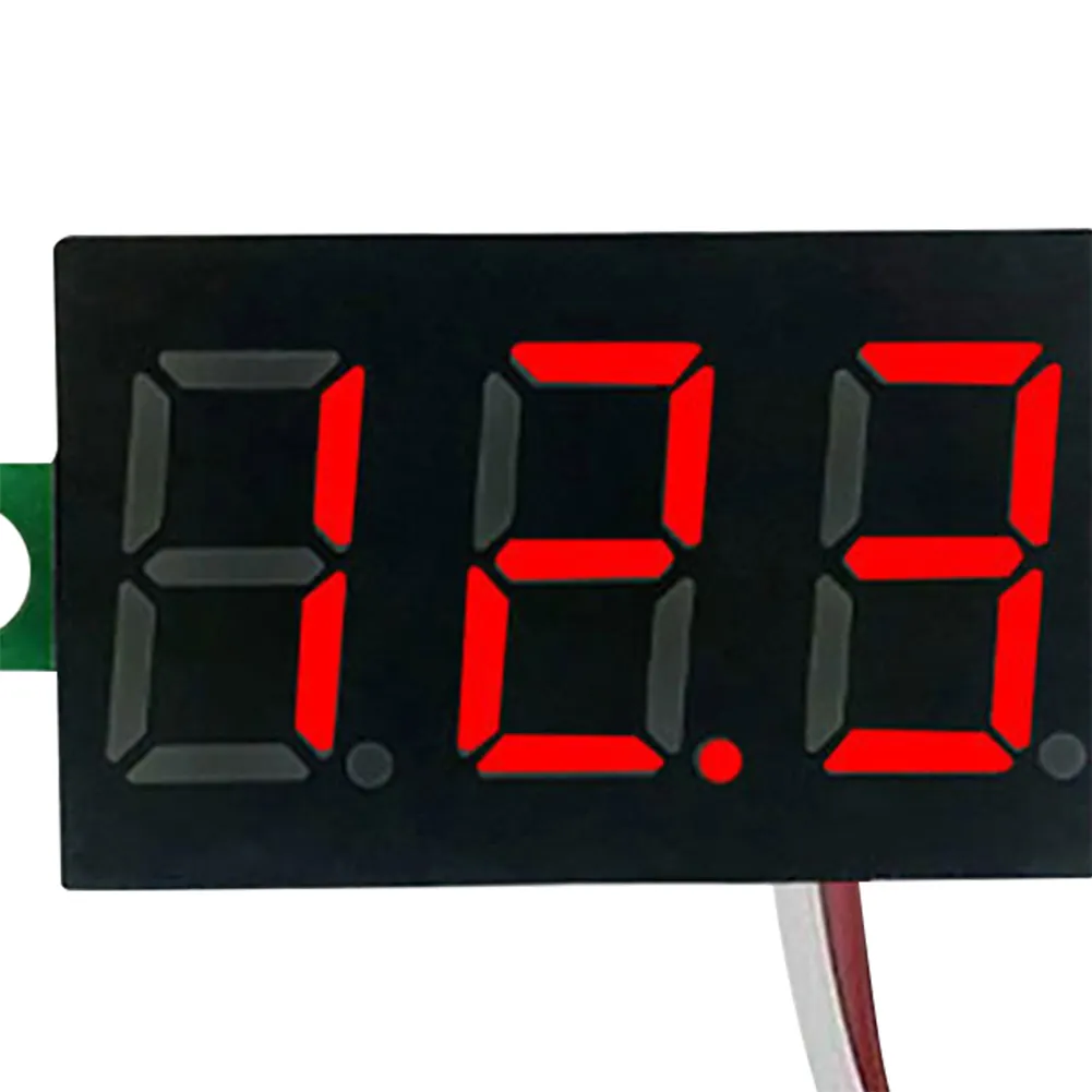28 Mini LED Digital Voltmeter Voltage Tester with Red/Blue/Yellow/Green ...