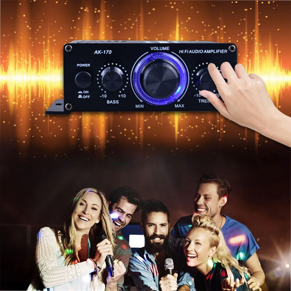 Compact Car Amplifier 4 Channel, Mini 40W 12V HIFI... From Ddmyearth ...