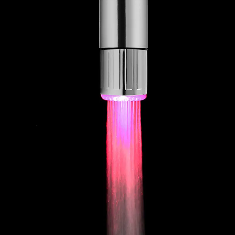 LED Shower Head Temperature Sensor Faucet Aerator with Color Changing ...