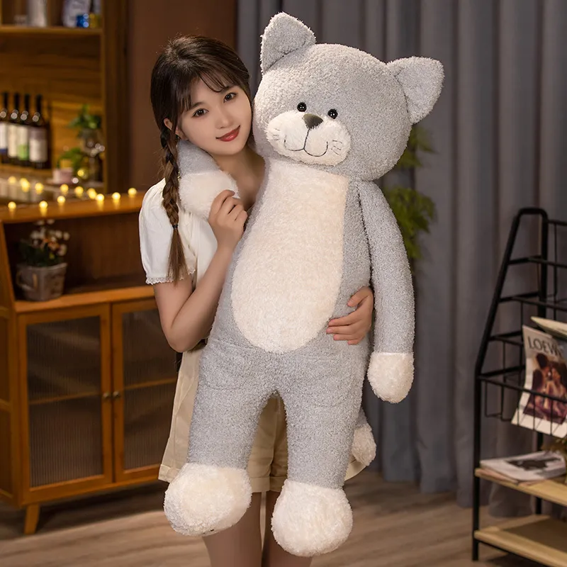DHgate.com:100cm Large Stuffed Cats Plush Toys Japanese Cat Peluche ...