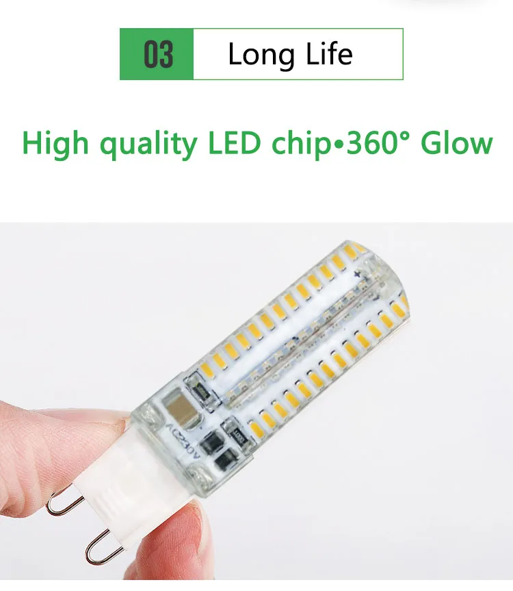 DHgate.com:G9 LED 12W Dimmable Cool White LED Light Bulbs, 3000K SMD ...