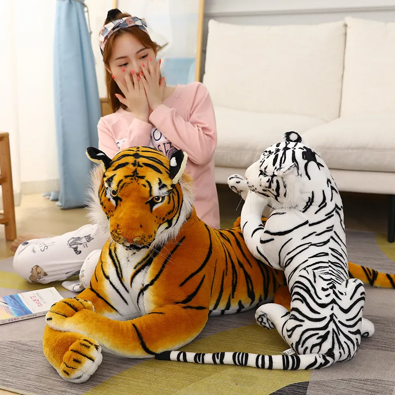 Lifelike Tiger Stuffed Animal Cute Realistic Tiger Plush Toy Gifts For ...