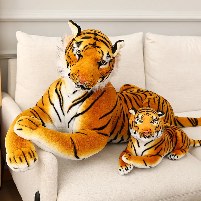 Lifelike Tiger Stuffed Animal Cute Realistic Tiger Plush Toy Gifts For ...