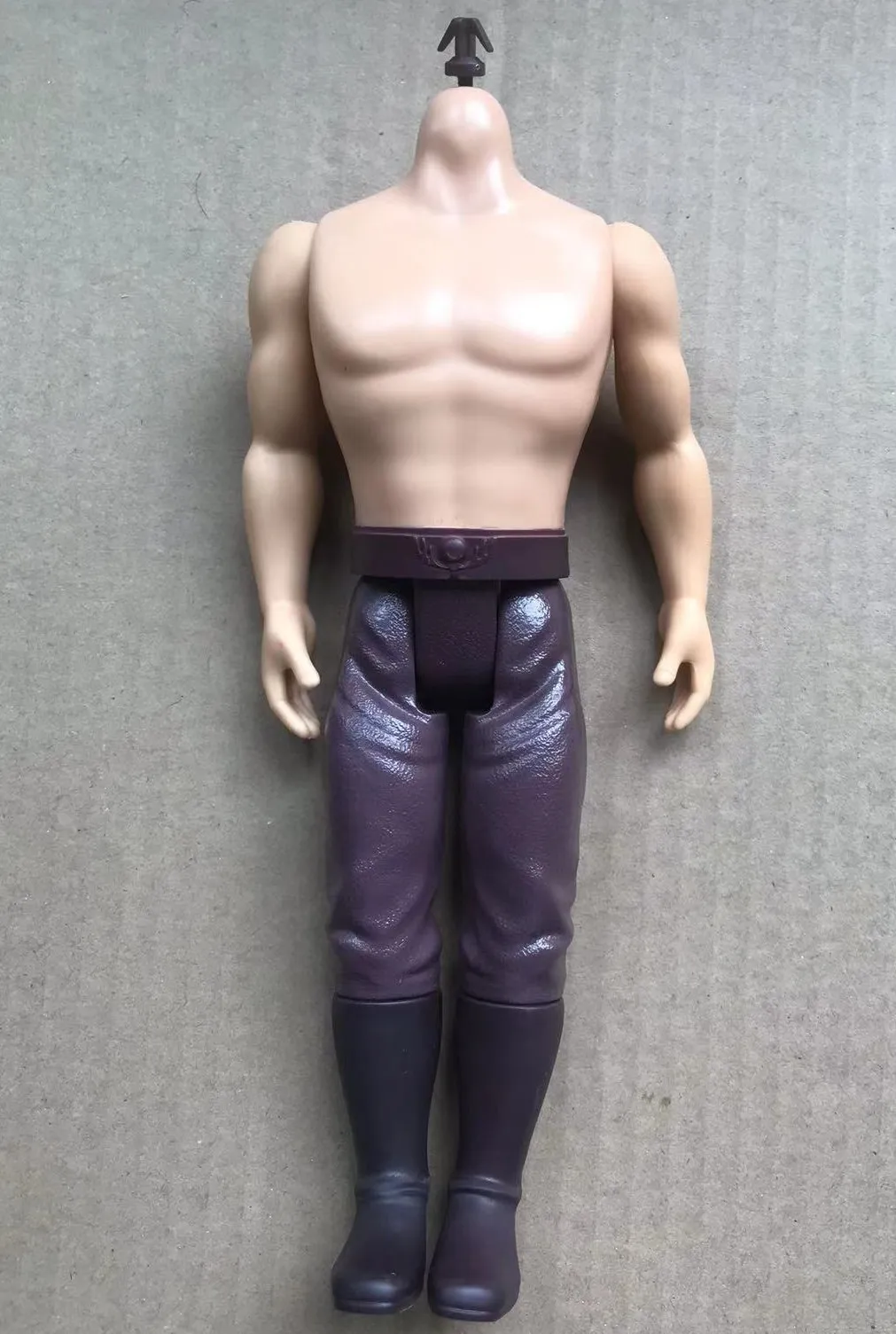 DHgate.com:1/6 Scale Male Doll Body - Original Black Coffee Fat Figure ...