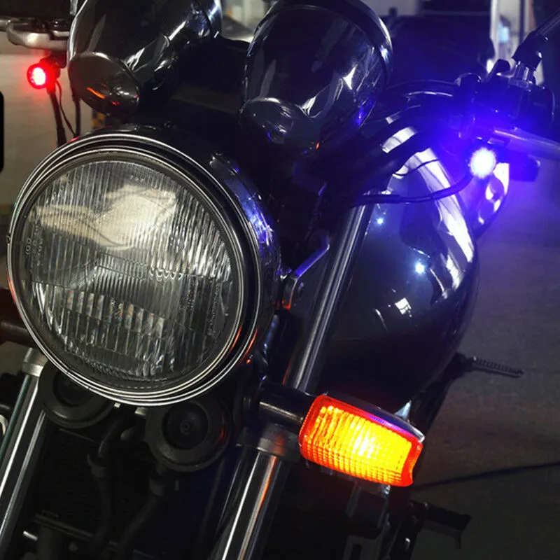 2-Pack Motorcycle LED Flasher Eagle Eye DRL Turn Signal Light from ...