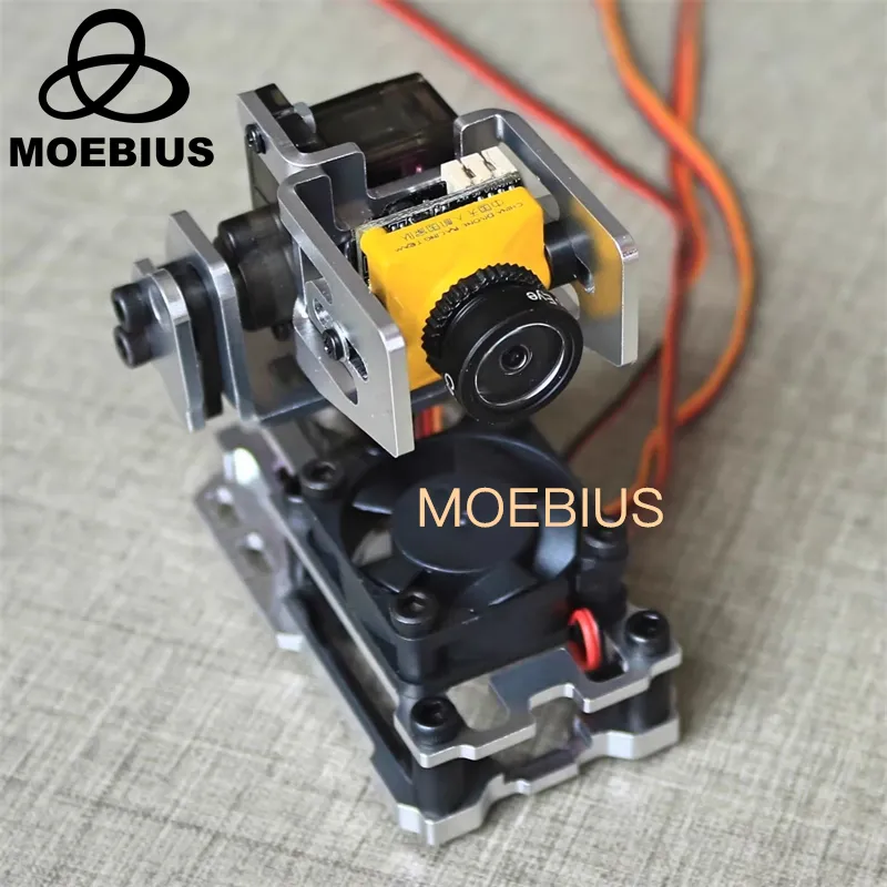 Steering Servo Dual Axis Pan Tilt Platform: Lightweight Metal Mount ...