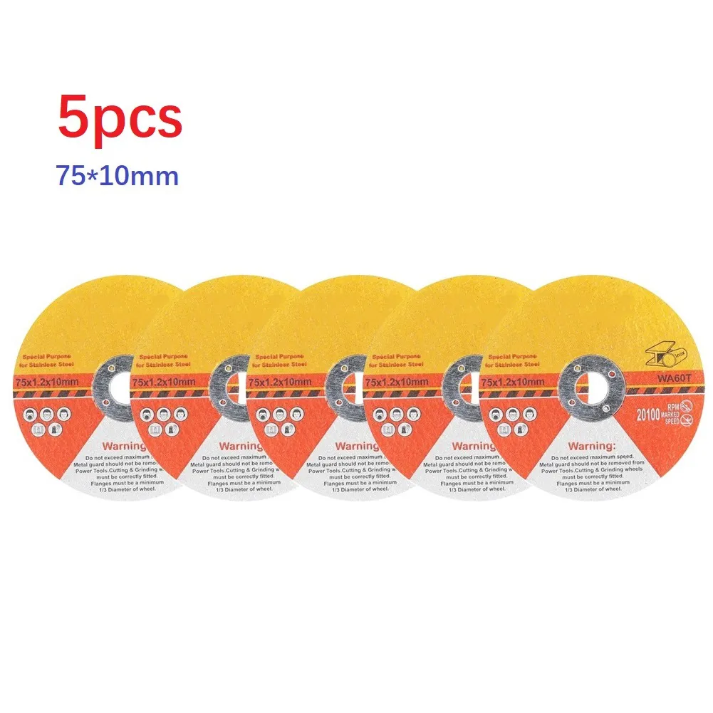 5-Piece 75mm Saw Blade Cutting Discs for Angle Grinder Accessories from ...