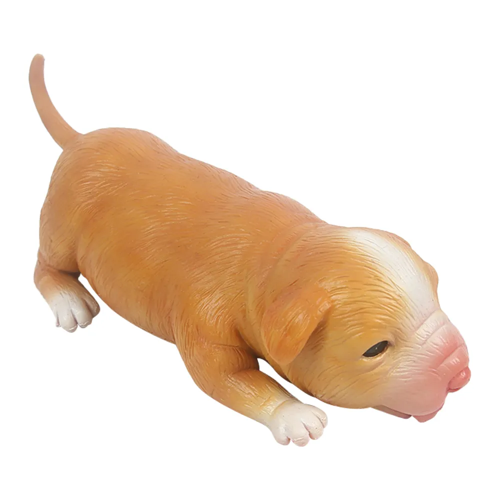 Realistic 7-inch Silicone Reborn Dog Doll - Lifelike & Collectible Art ...