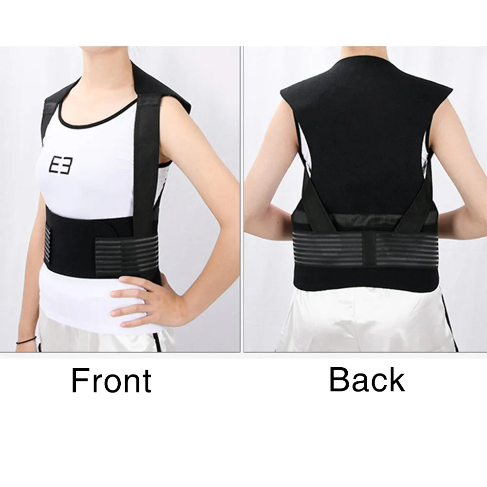 Magnetic Back Support Belt Heating Therapy Waist Brace For Lumbar ...