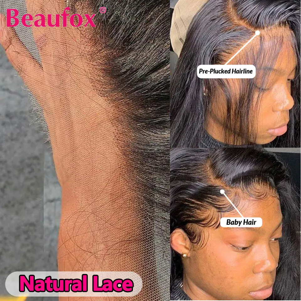 Luxurious Body Wave Human Hair Bundles with 13x4 Transparent Lace ...