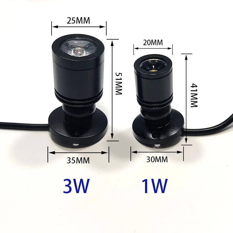 Rotatable Angle Mini LED Spotlight For Jewelry And Shelf Display AC100V ...