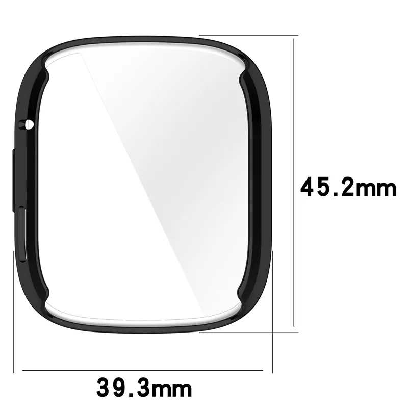 Redmi Watch 3 Soft Silicone Case With Screen Protector Bumper Shell ...