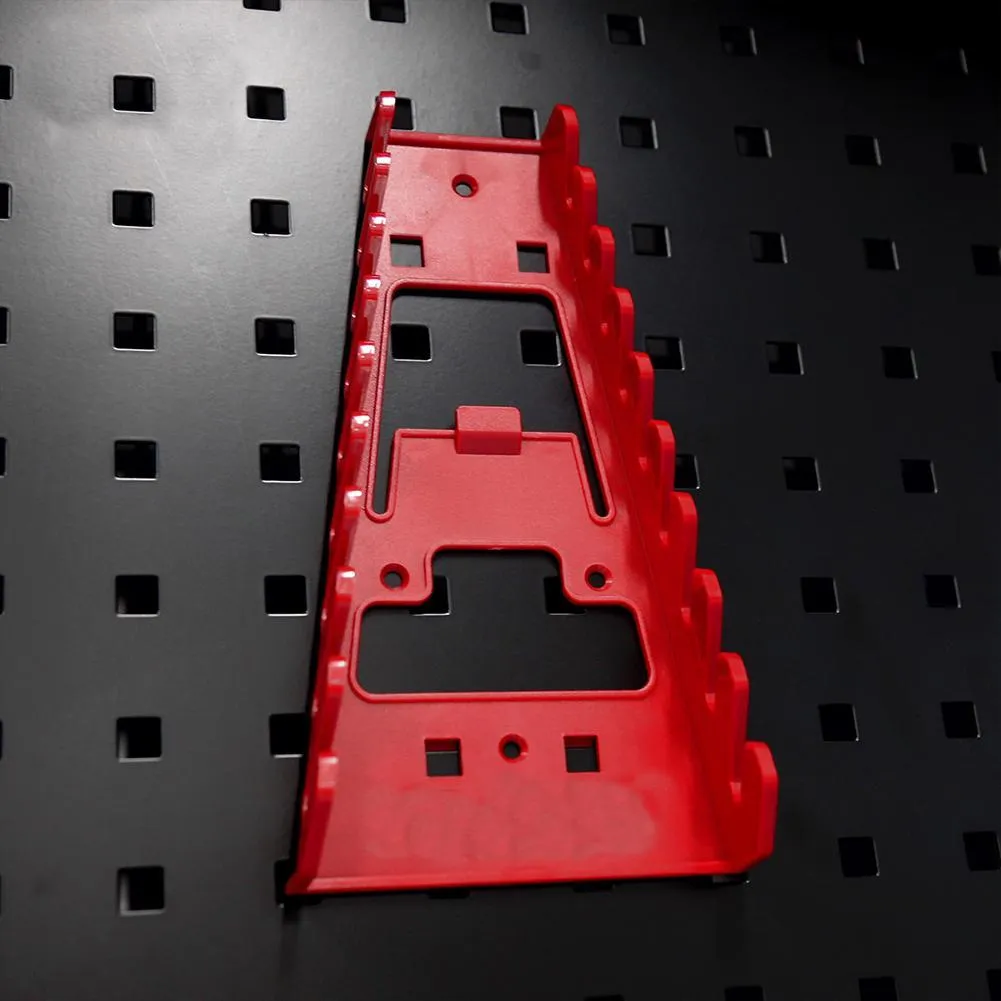 Red Wrench Organizer Tray: Premium Plastic Socket Storage Rack ...