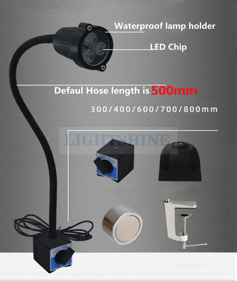 Led Waterproof And Explosion Proof CNC Lathe 220v Machine Tool Working ...