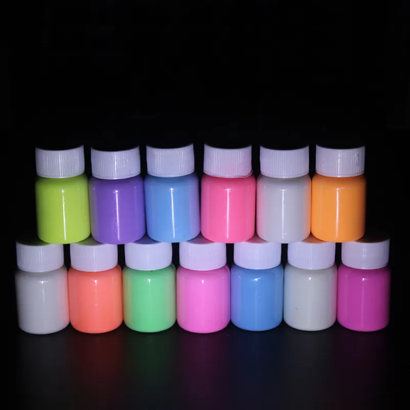 Glow In Dark Fingernail Polish, Acrylic Paint Set: Gold Glowing ...