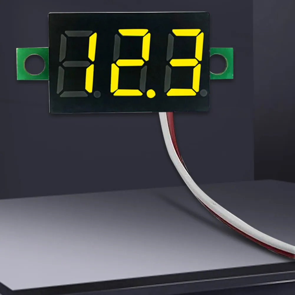 DHgate.com:0.28 Inch 2 Wires Mini Digital Voltmeter DC 2.5V-40V Volt ...