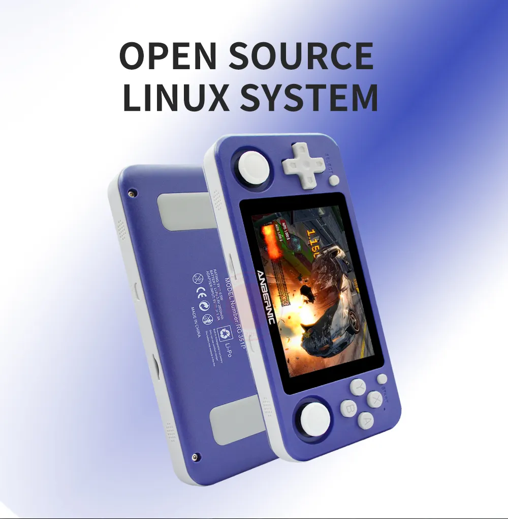 RG351P ANBERNIC Retro Game RK3326 64G Open Source System 3.5 inch IPS ...