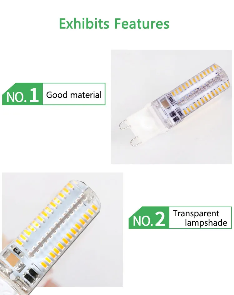 DHgate.com:G9 LED 12W Dimmable Cool White LED Light Bulbs, 3000K SMD ...