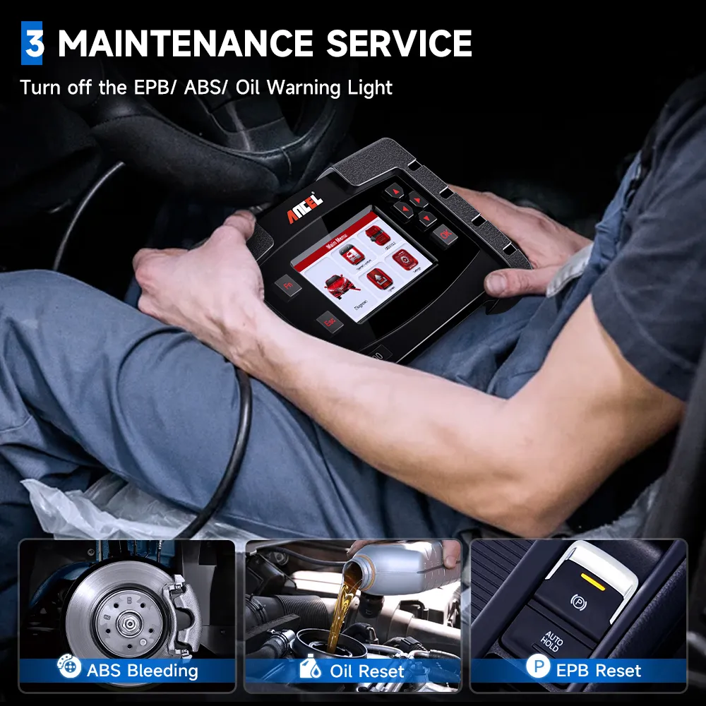 ANCEL FX5000 OBD2 All System Diagnosis obd2 scanner - EPB Reset & Oil ...