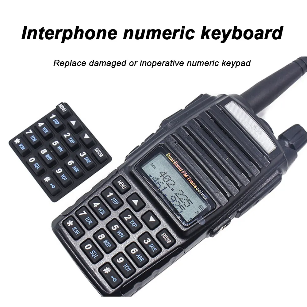 DHgate.com:Silicone Numeric Keyboard for Baofeng Walkie Talkie UV-82 UV ...