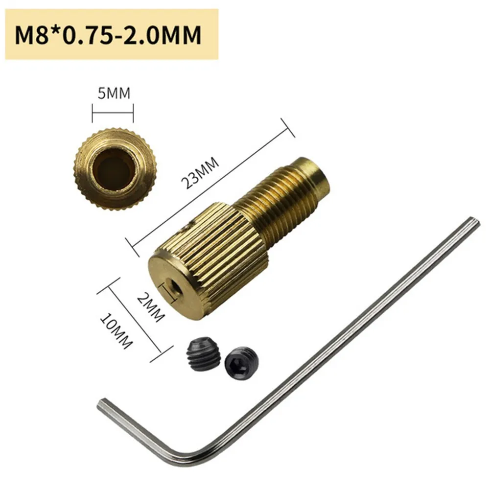 L-Shaped Mini Brass Drill Clamp Chuck Connecting Rod Set for Power ...