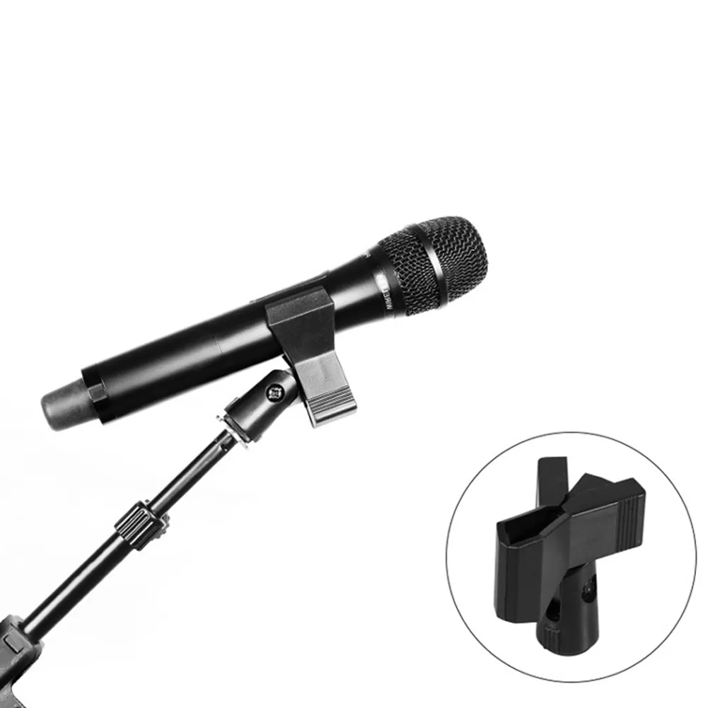 Universal Adjustable Microphone Clip Holder Stand Mount with Adapter ...