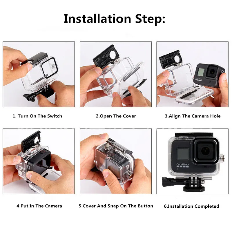 GoPro Waterproof Protective Housing | Extreme Outdoor Underwater Case ...