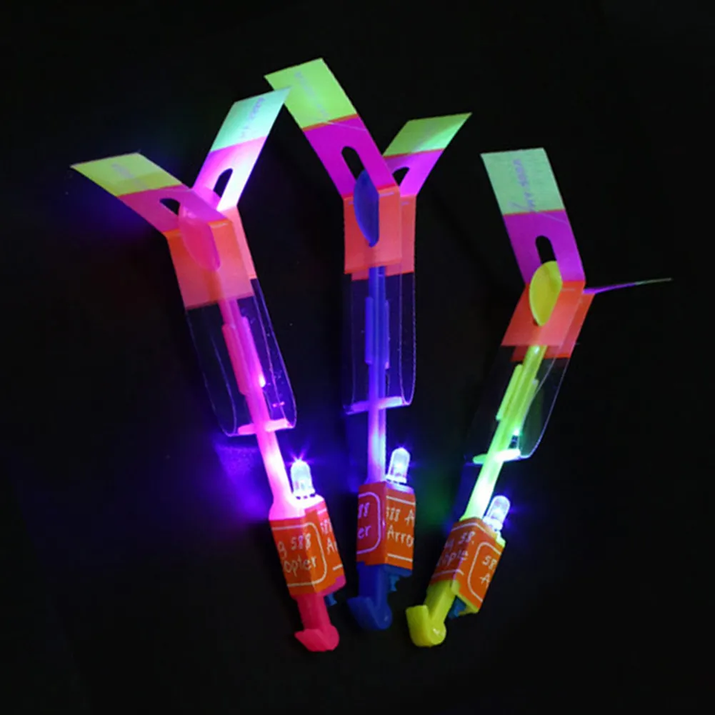 LED Light model airplane set - 10-Arrow Rocket Helicopter, Luminous ...