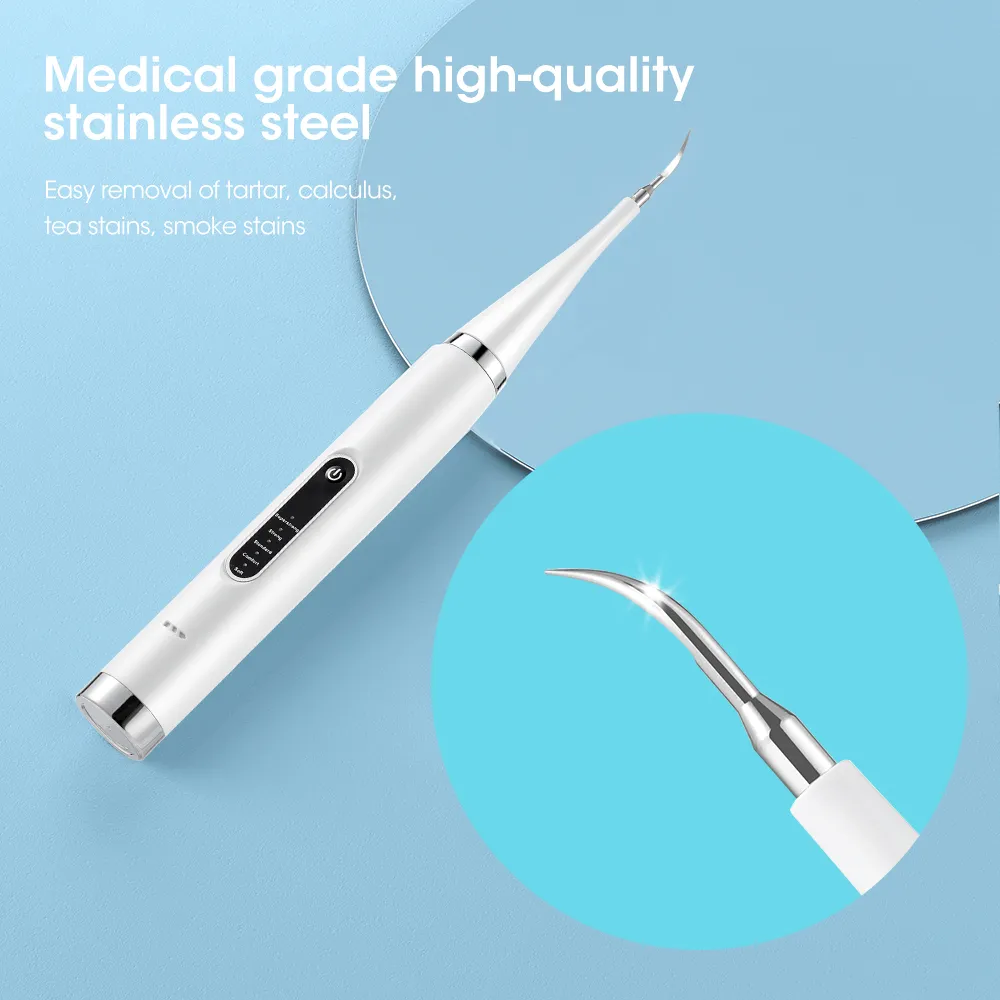 Portable Electric Sonic Dental Scalers Calculus And Tartar Remover ...