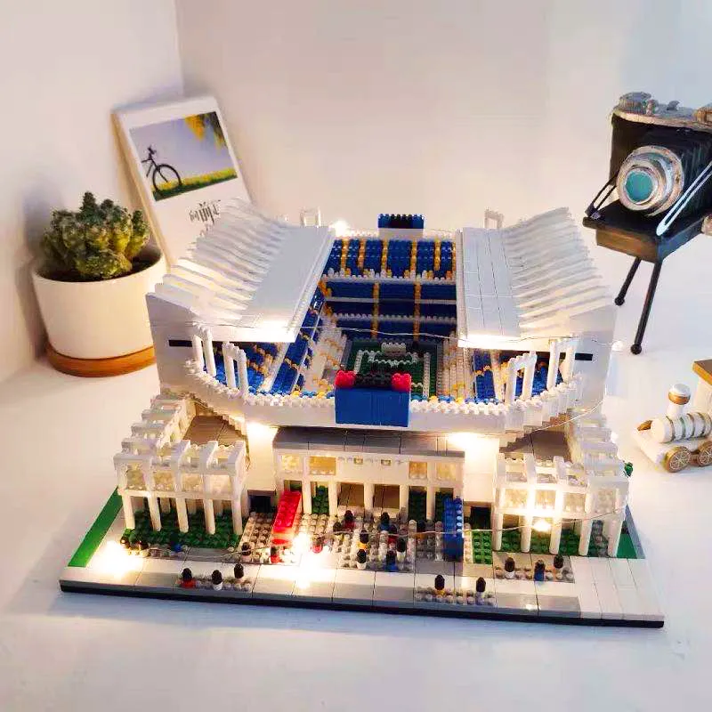 Soccer Stadium Block Kit Build Paris Stadium, Micro Diamond Football ...