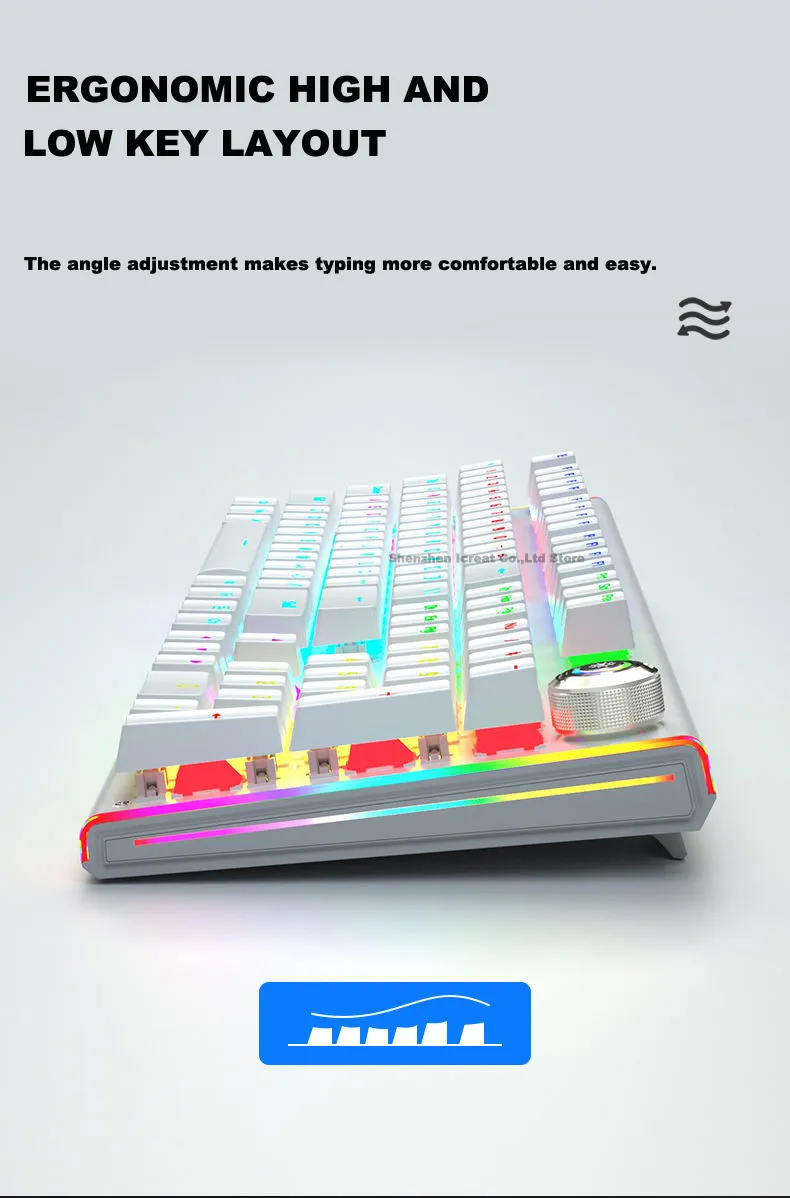 AULA Swappable Macro Programmable Mechanical Gaming mechanical keyboard ...