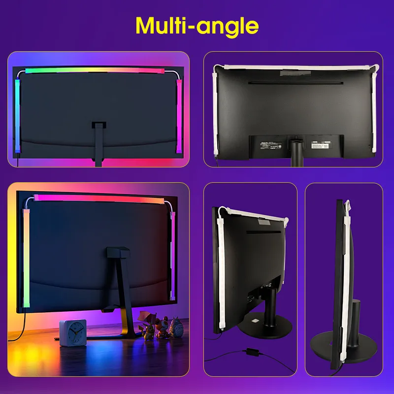 DHgate.com:24-34" Color-Sync LED Monitor Ambient Light Strip | Screen ...