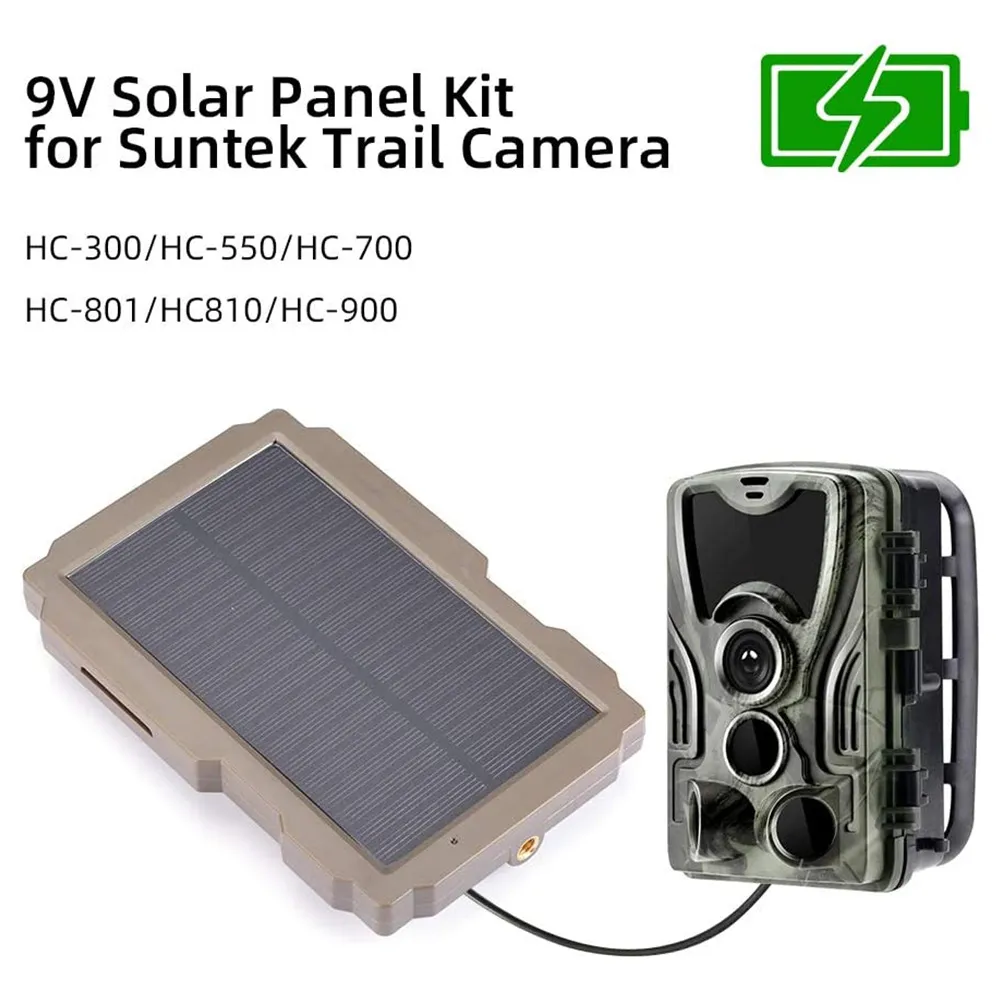 Tomshoo Trail Game Camera Solar Panel Kit 3000mAh 6V 12V Rechargeable ...
