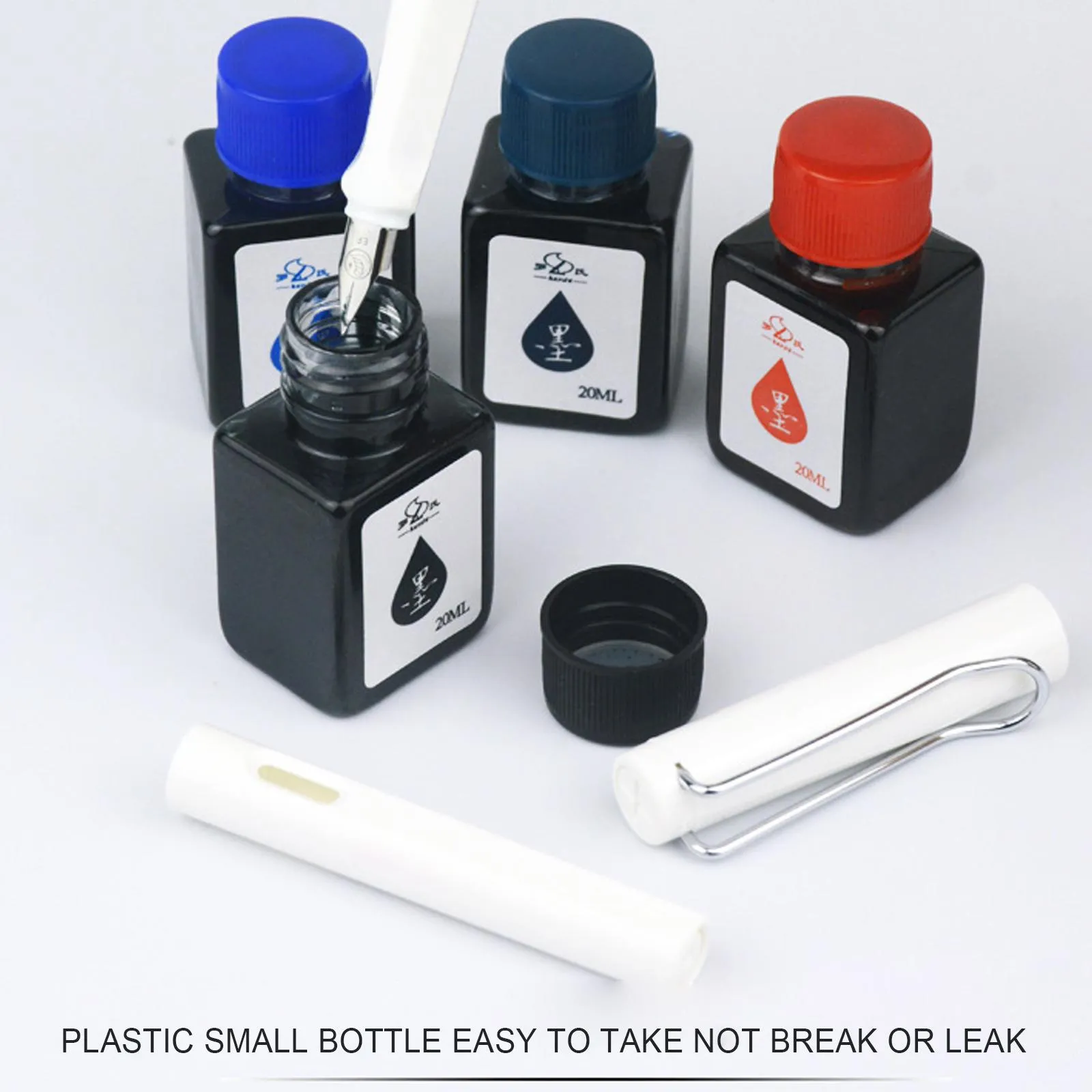 Refillable Calligraphy Pen Ink 20ml Blue Fountain Pen Ink For Dip Pens ...