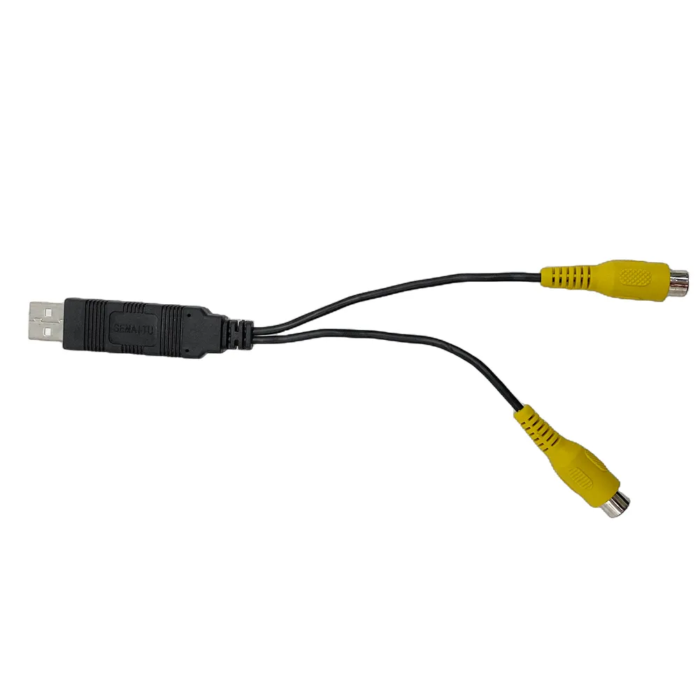 DHgate.com:USB To CVBS Video Output Adapter 2 CVBS Output USB To AV ...